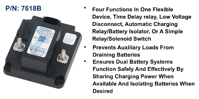 TH3 - Universal Voltage Sensing Relay w/Opt Time Delay, 160 Amp, Bulk ...