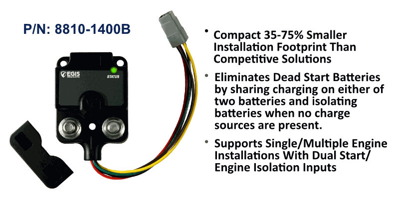 XD Single Flex 2 (ACR/Relay) No Knobs - 6P DTM Conn | Egis Mobile Electric